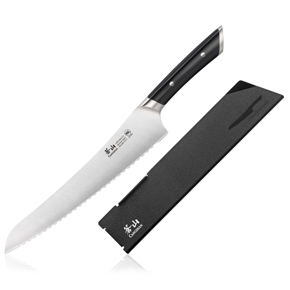 HELENA Series 9-Inch Deli Knife, Forged German Steel, Black, 505460 ...